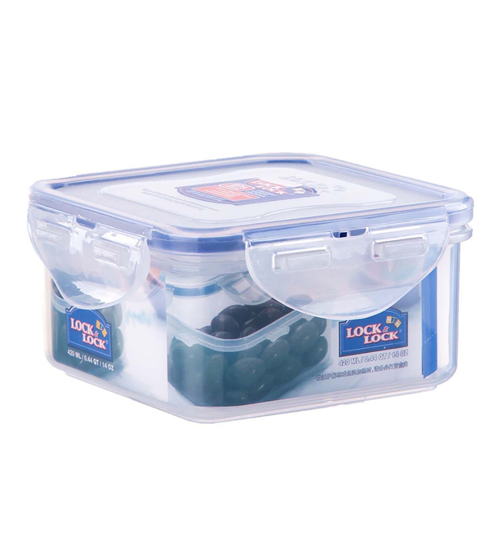 Buy Classic 420 Ml Transparent Plastic Airtight Food Storage Container ...
