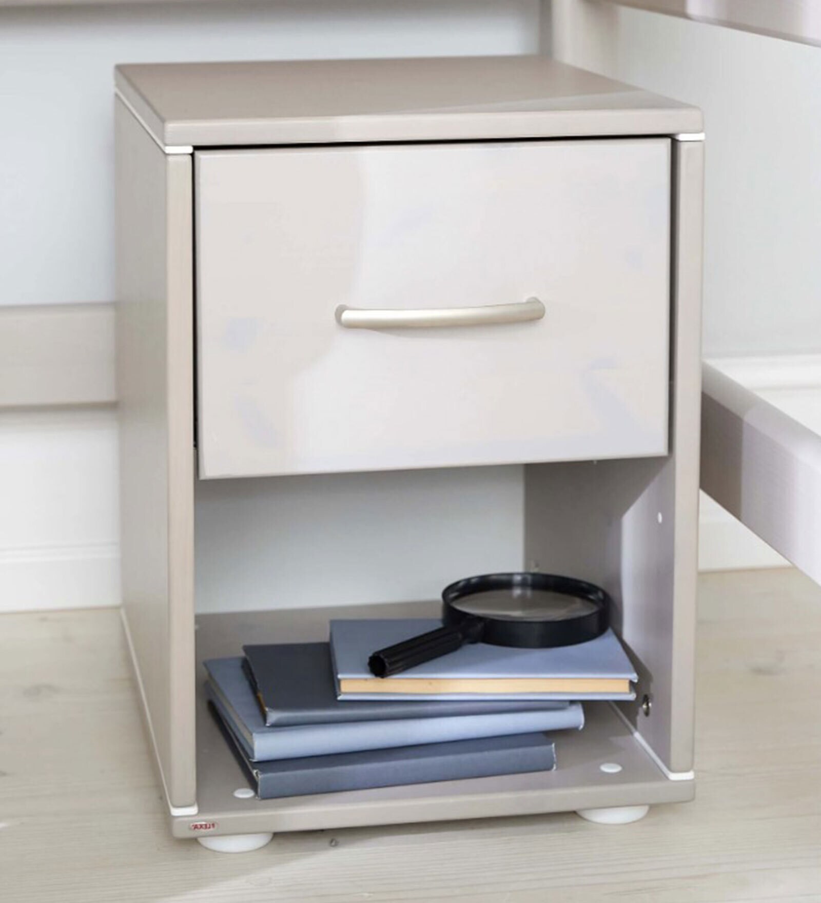 Buy Classic Solid Wood Kids Bedside Table in White Colour at 100% OFF ...