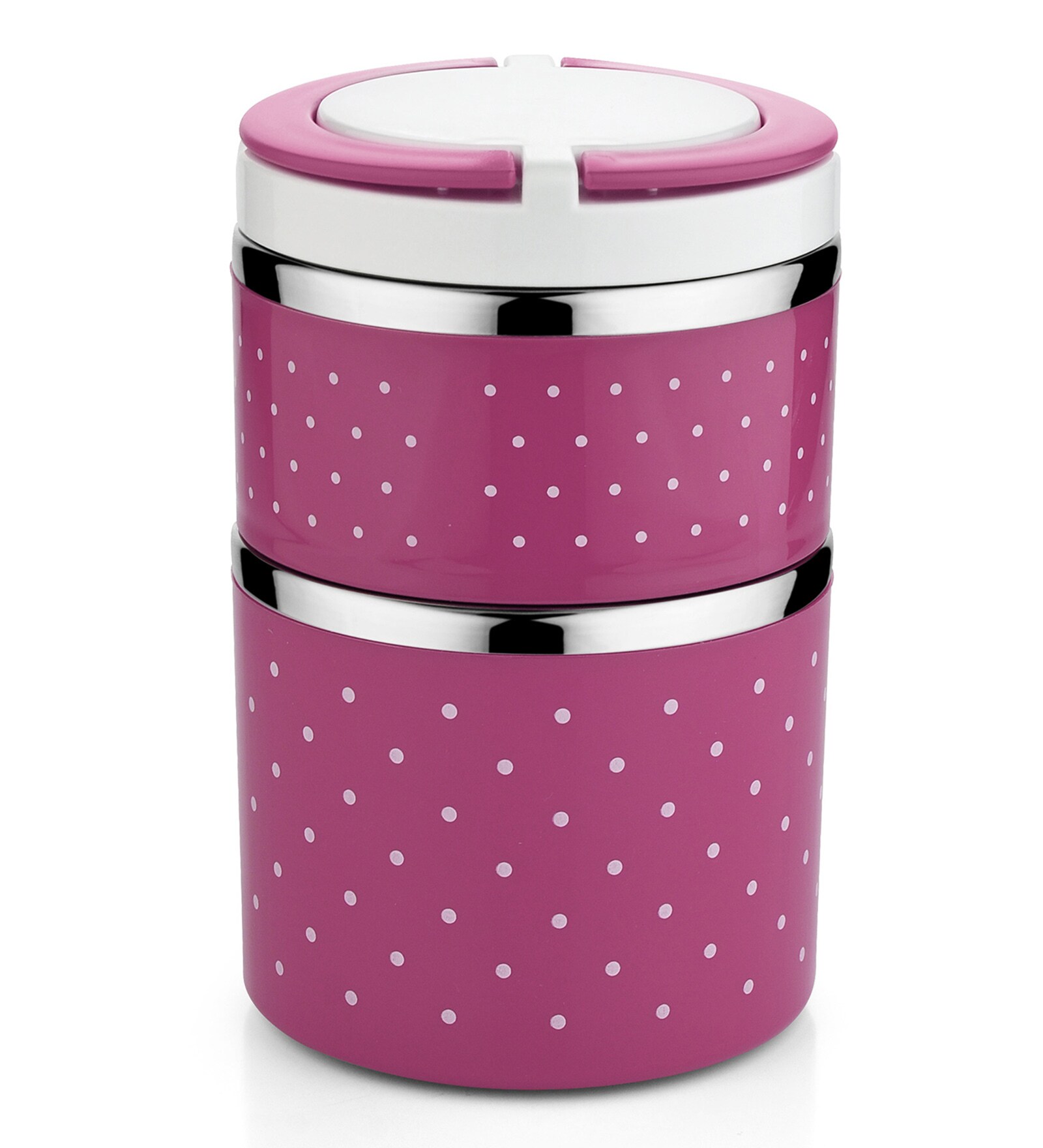 Buy Classic Essentials 2 Layer Insulated Plastic & Steel 930 ML Lunch ...