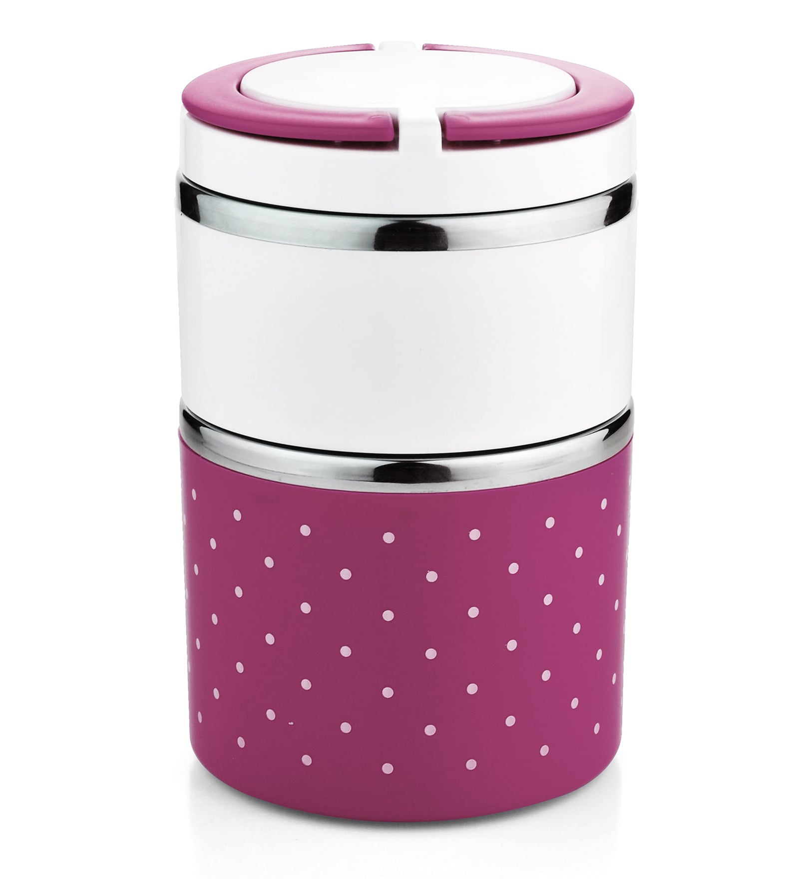 Buy Classic Essentials 2 Layer Insulated Plastic & Steel 930 ML Lunch ...