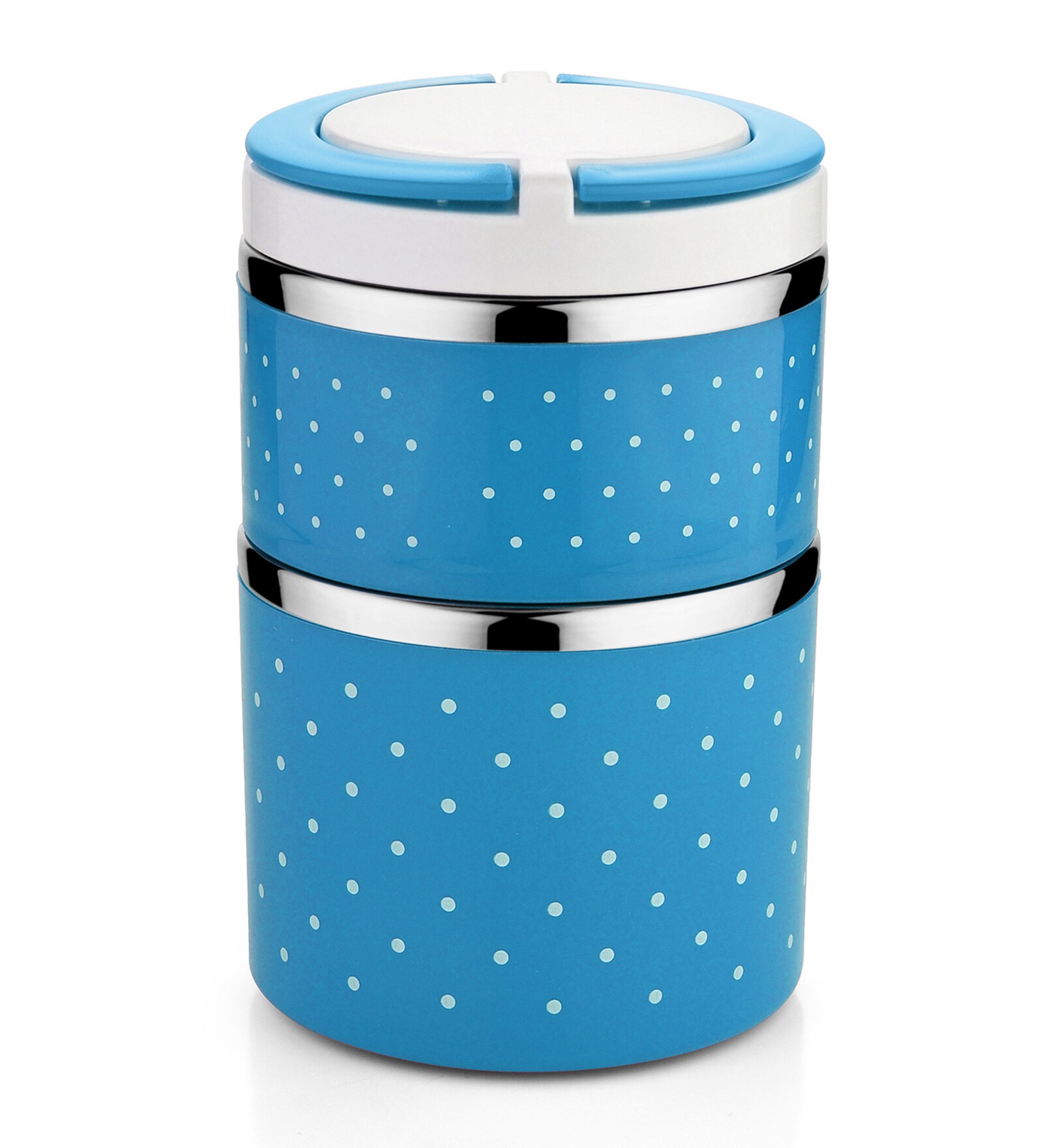 Buy Classic Essentials 2 Layer Insulated Plastic & Steel 930 ML Lunch ...