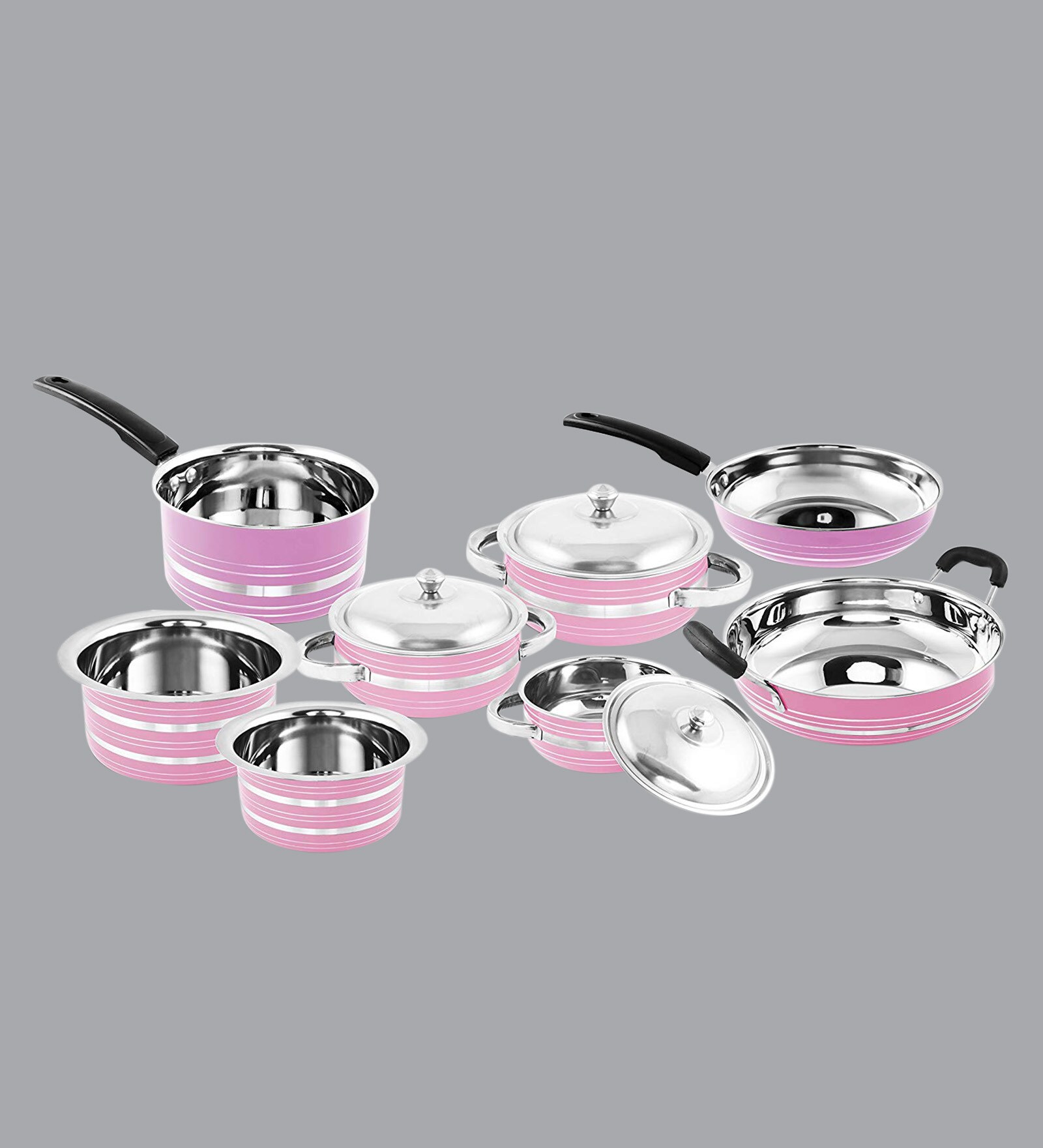 Buy Stainless Steel Cookware - Set of 14 Online - Discontinued ...