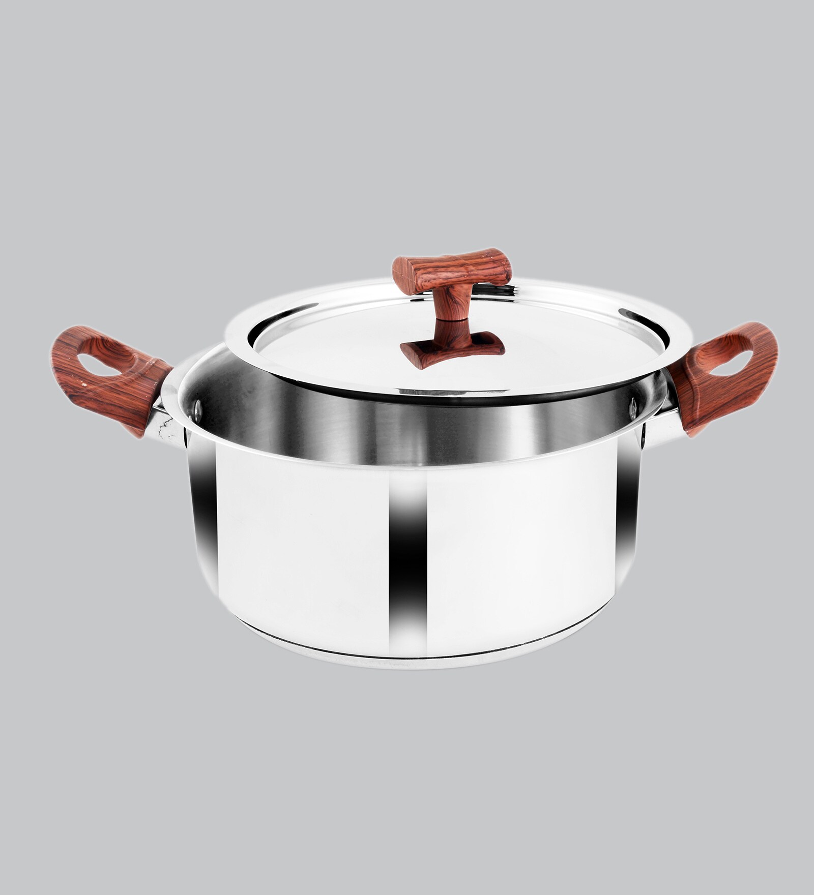 Buy 20 cm Stainless Steel Pot with Lid By Classic Essentials Online ...