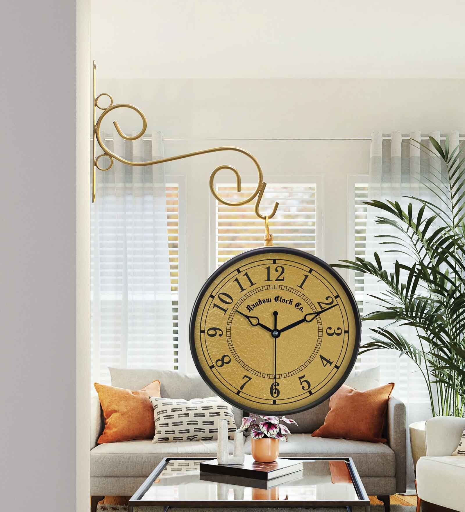 Buy Classic Multicolour Metal Analog Platform Clock at 16% OFF by ...