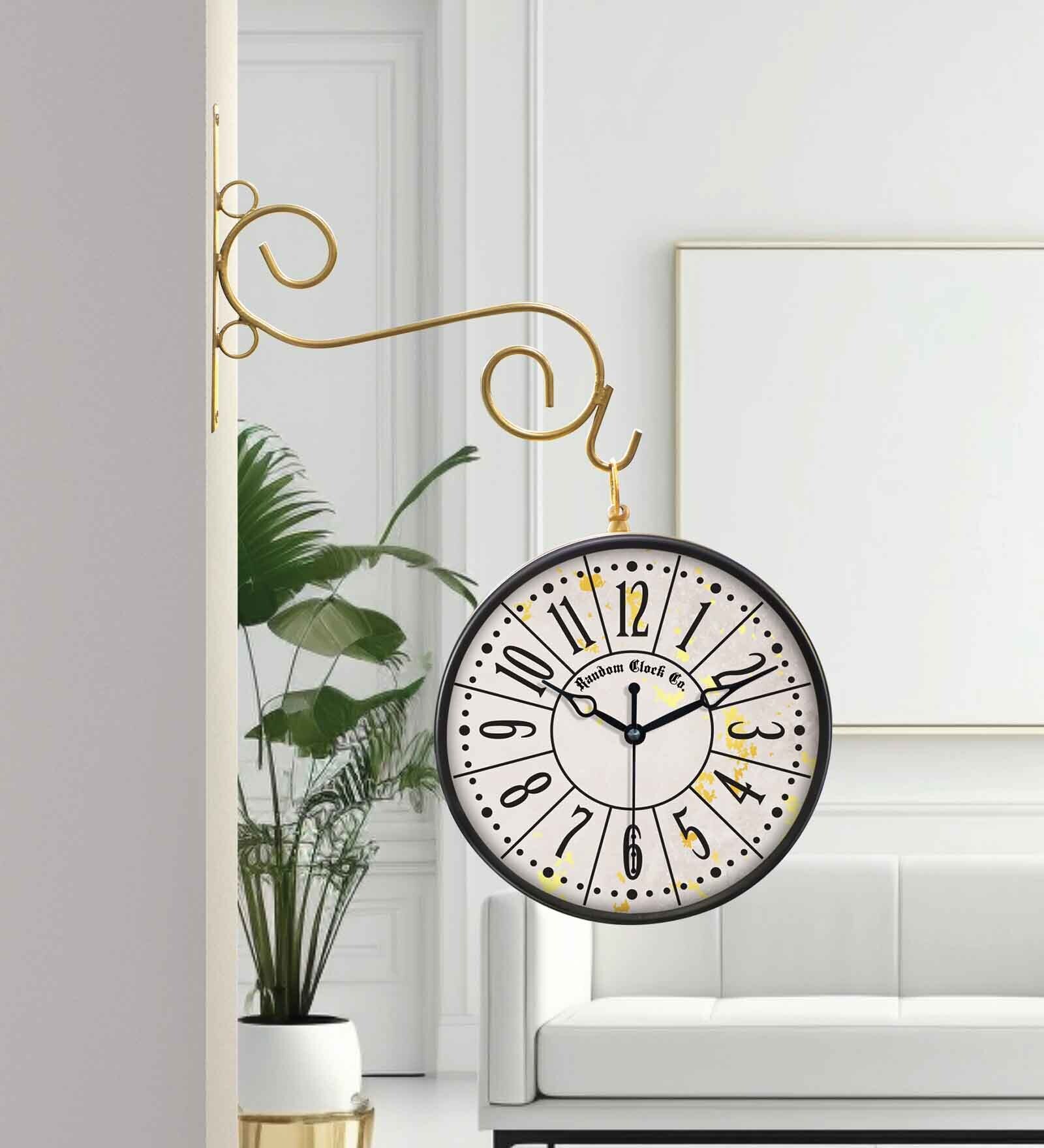Buy Classic Multicolour Metal Analog Platform Clock at 21% OFF by ...