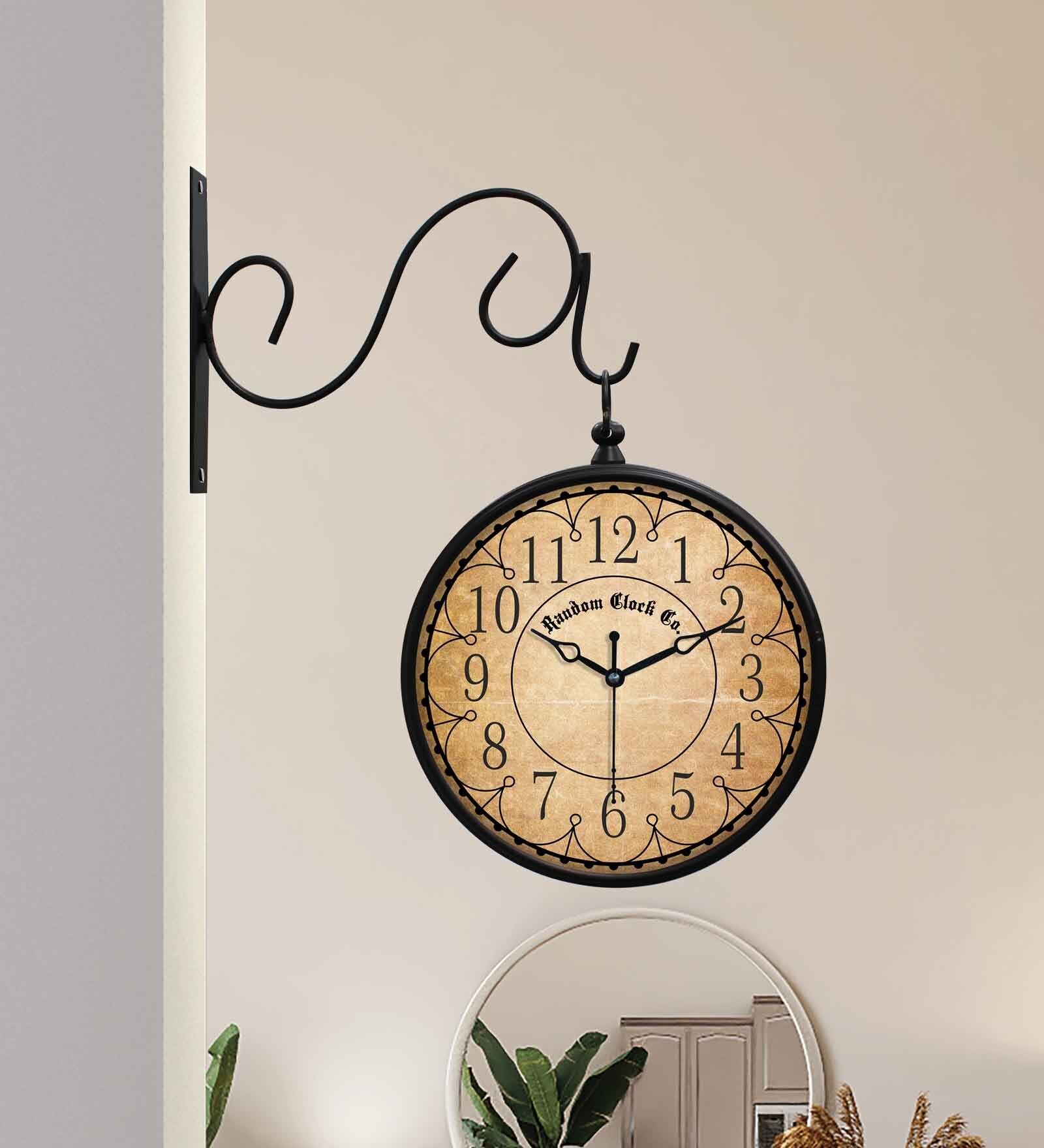 Buy Classic Multicolour Metal Analog Platform Clock at 45% OFF by ...