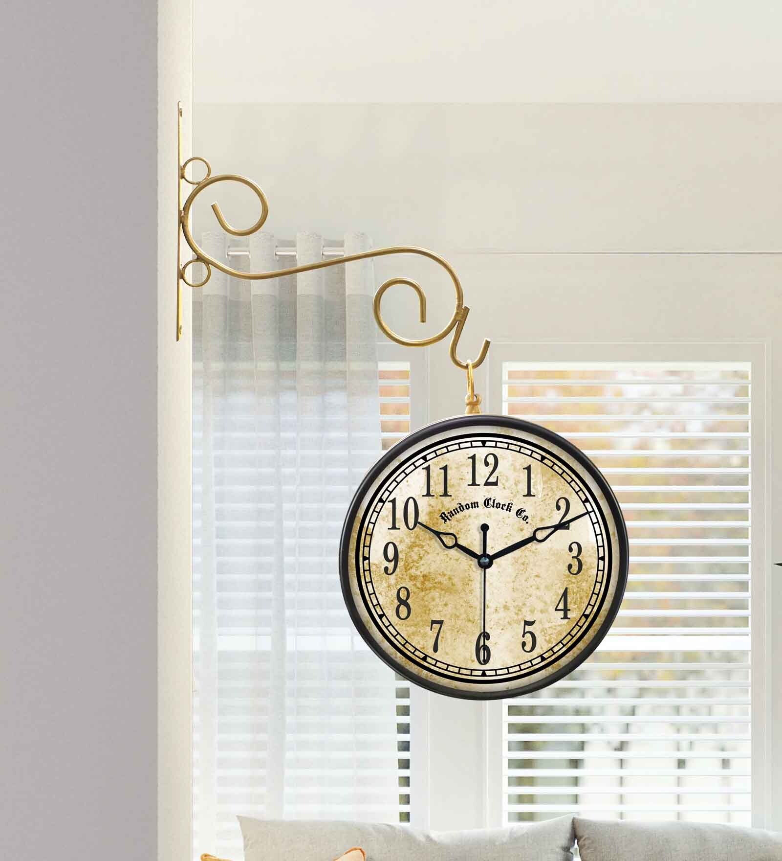 Buy Classic Multicolour Metal Analog Platform Clock at 21% OFF by ...