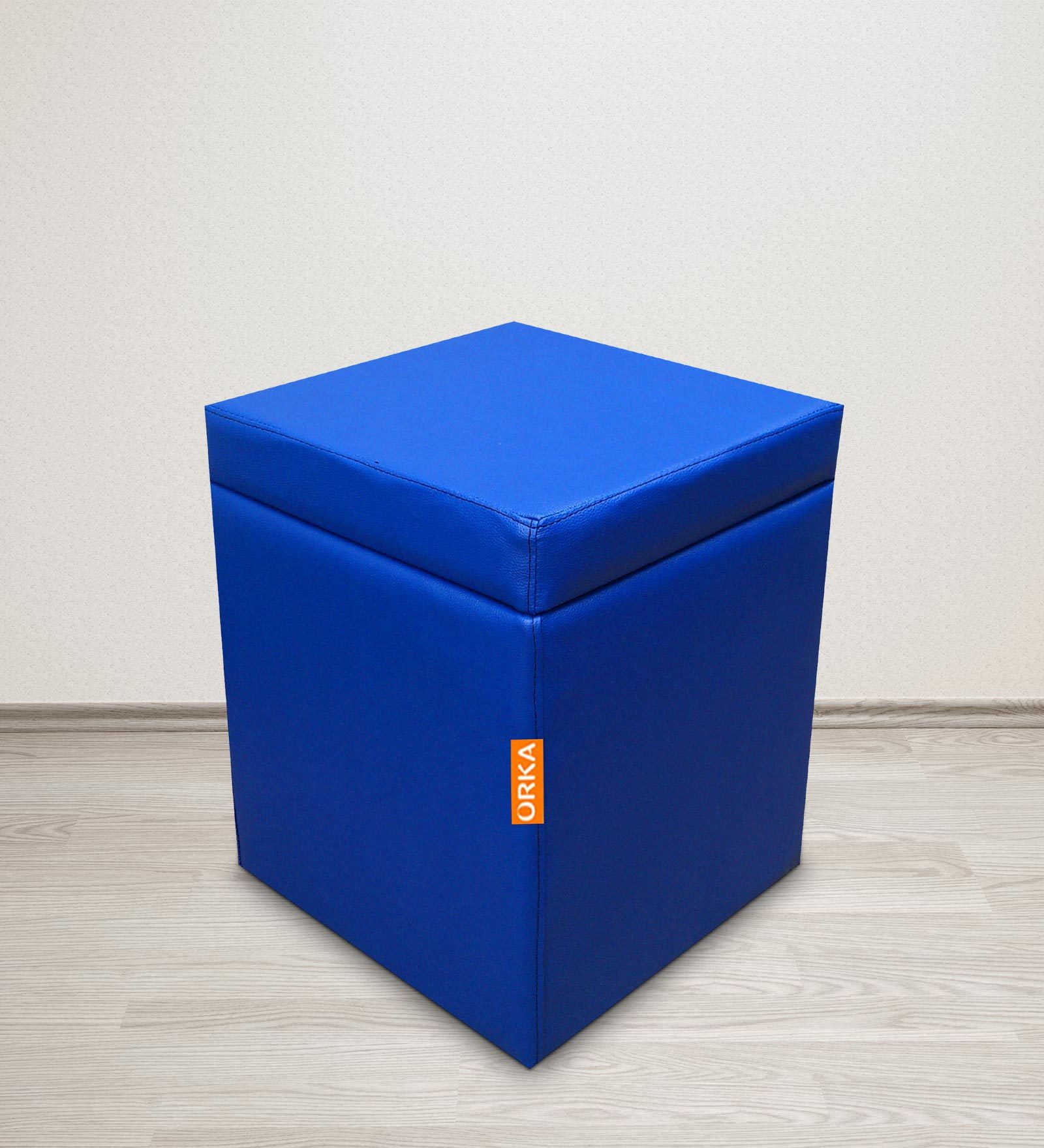 Buy Classic Square Ottoman with Storage in Dark Blue Colour at 41% OFF ...