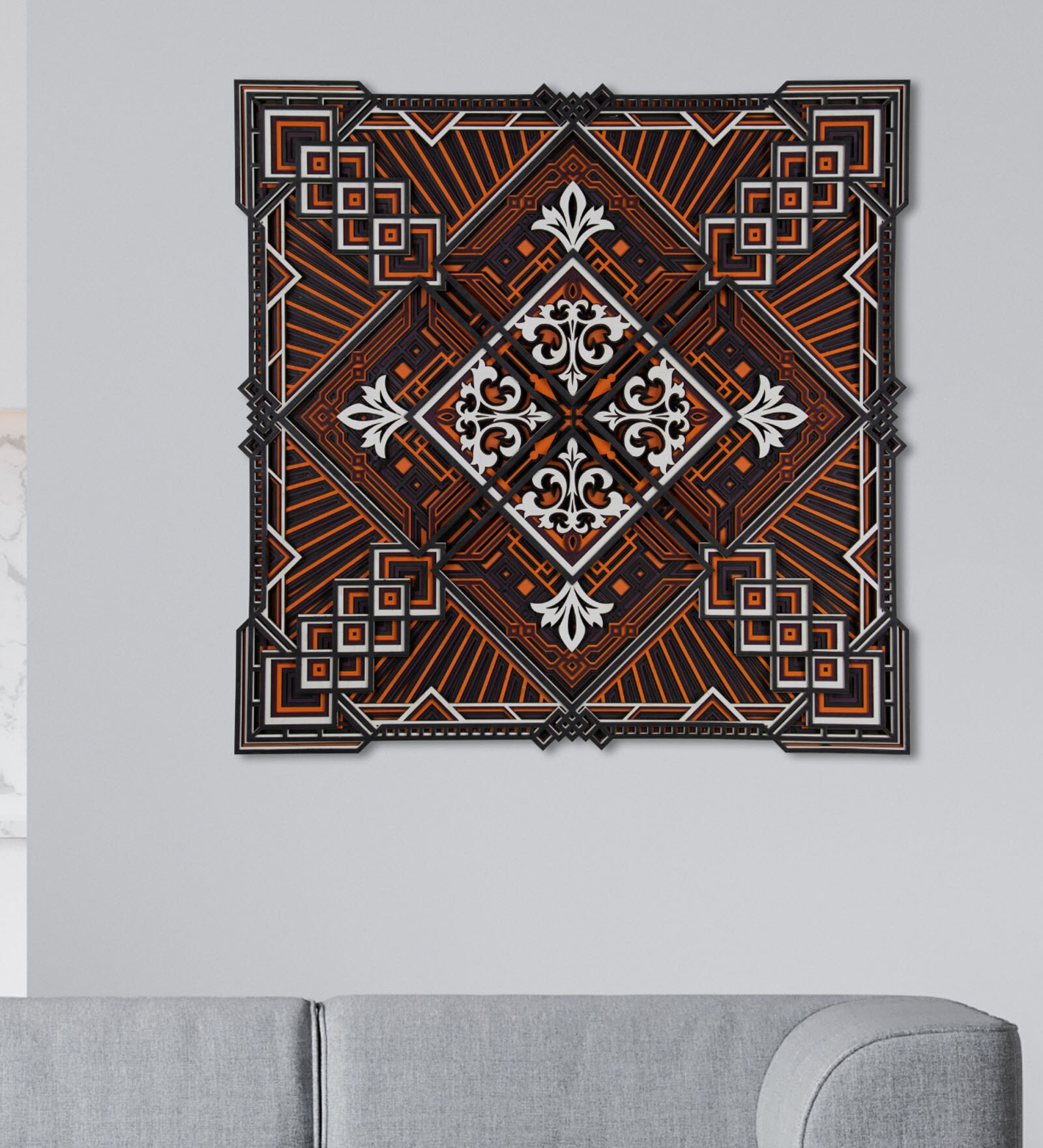 Buy Classical Court Pinewood Wall Mural In Brown at 32% OFF by Wooden ...