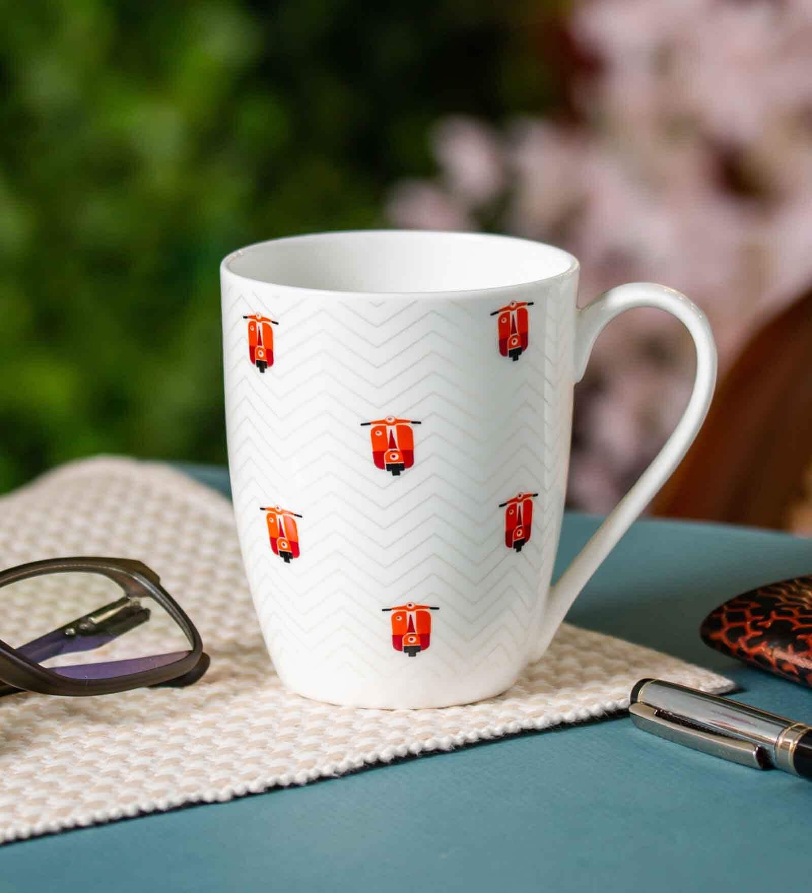 Buy Clay Craft Fine Ceramic Oxford Milk Mug 1 Piece (346) -300 ml at ...