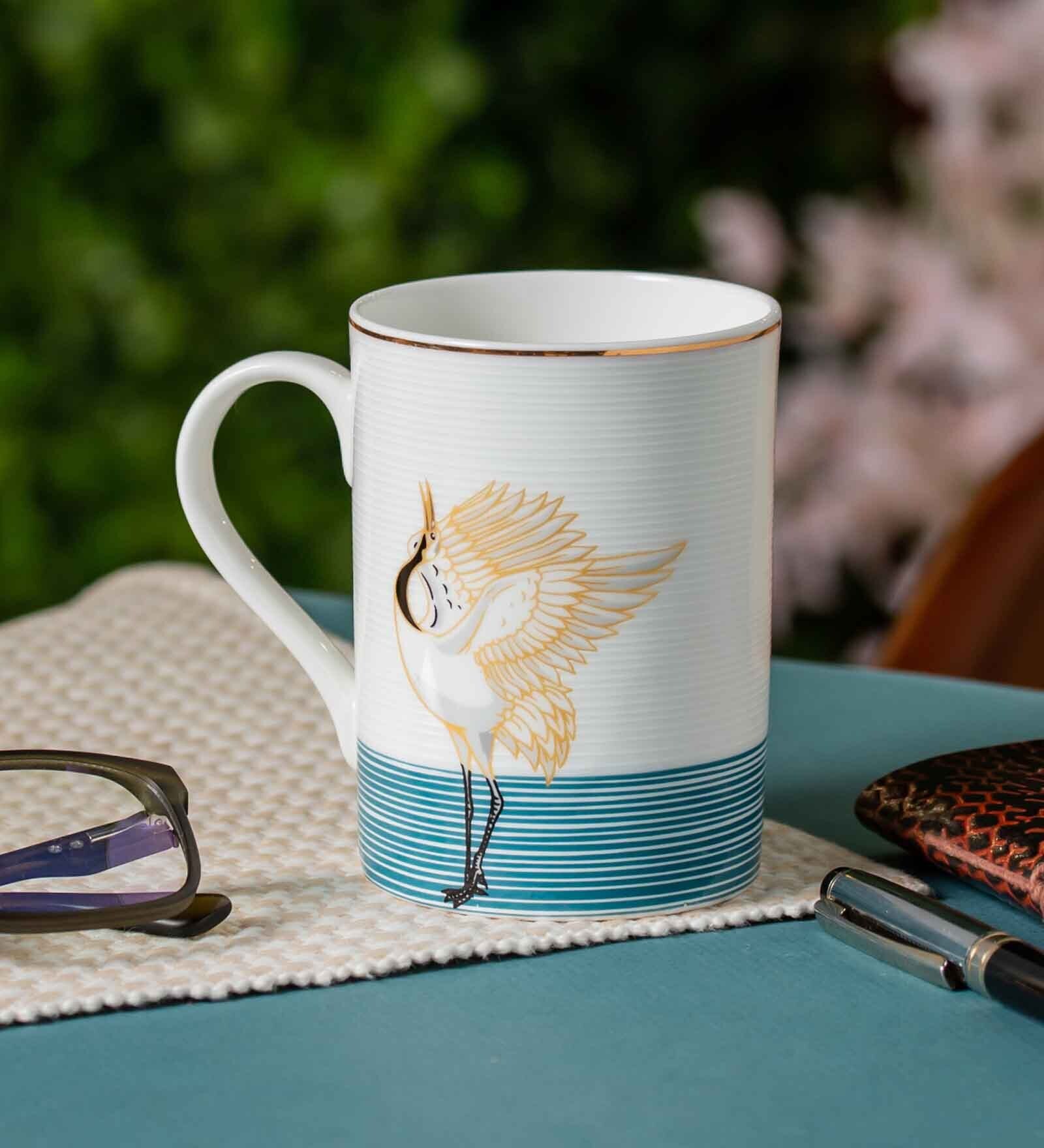 Buy Clay Craft Fine Ceramic Pride Midas Milk Mug 2 Piece - 320 ml ...
