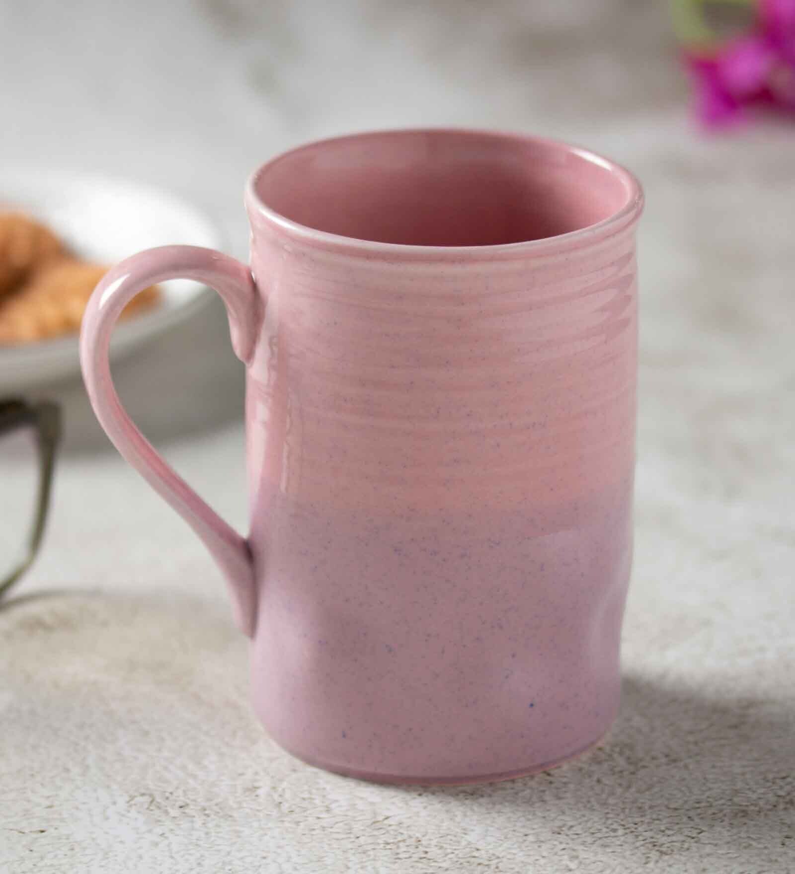 Buy Clay Craft Fine Ceramic Yolo Milk Mug 2 Piece -340 ml (YO3) at 11% ...