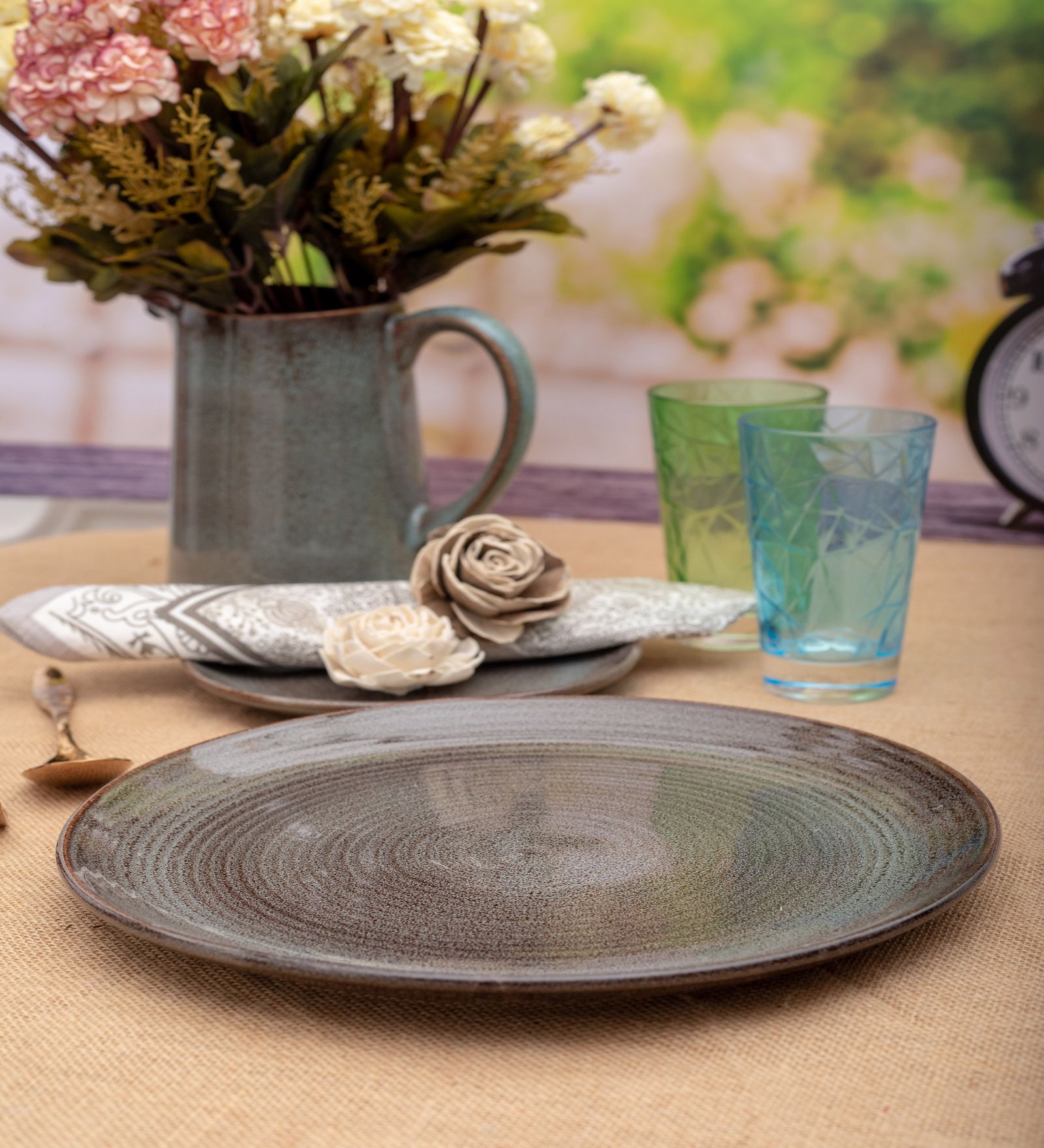 Buy Stylish Glass Dinner Plate (Set of 4) by Goodhomes at 35% OFF by ...