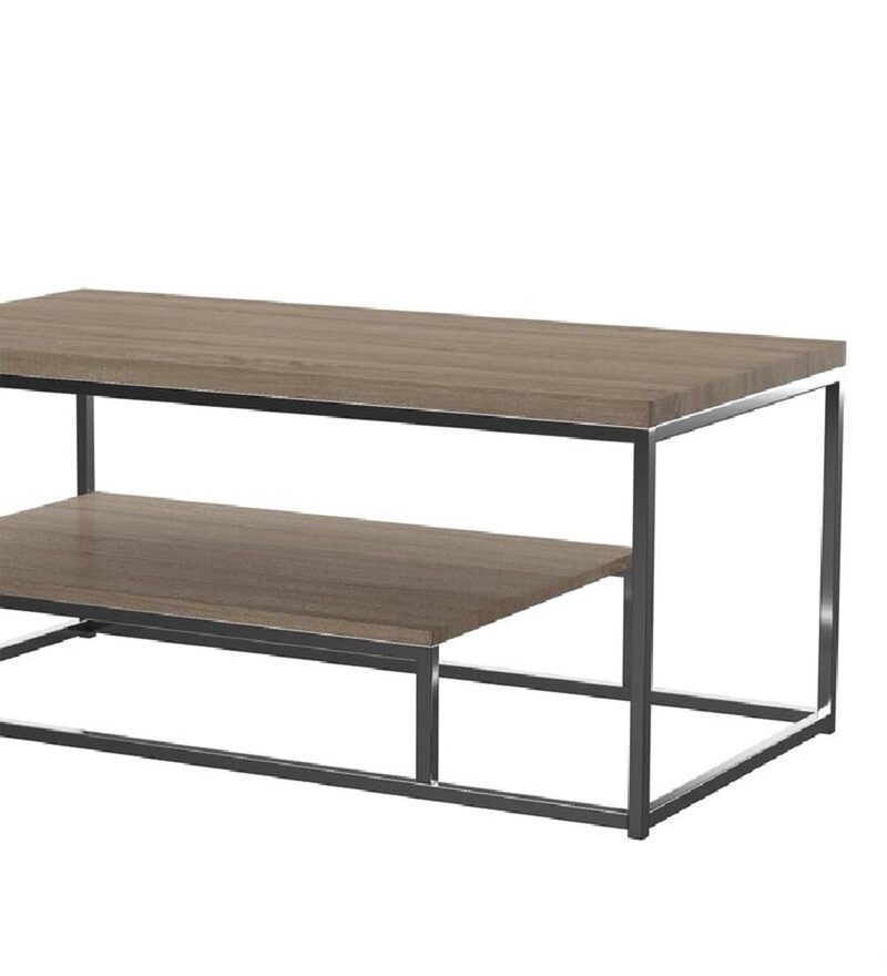 Buy Clark Center Table in Black Finish by Furncasa Online - Industrial ...