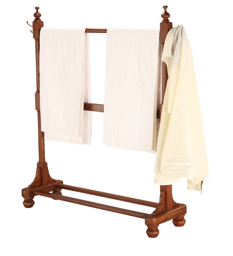 Buy Classic clothes rack teak wood by Tube Style Online - Modern ...