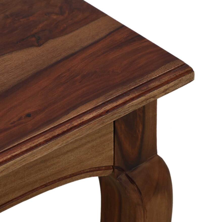 Buy Clifford Solid Wood 8 Seater Dining Table In Rustic Teak Finish By ...