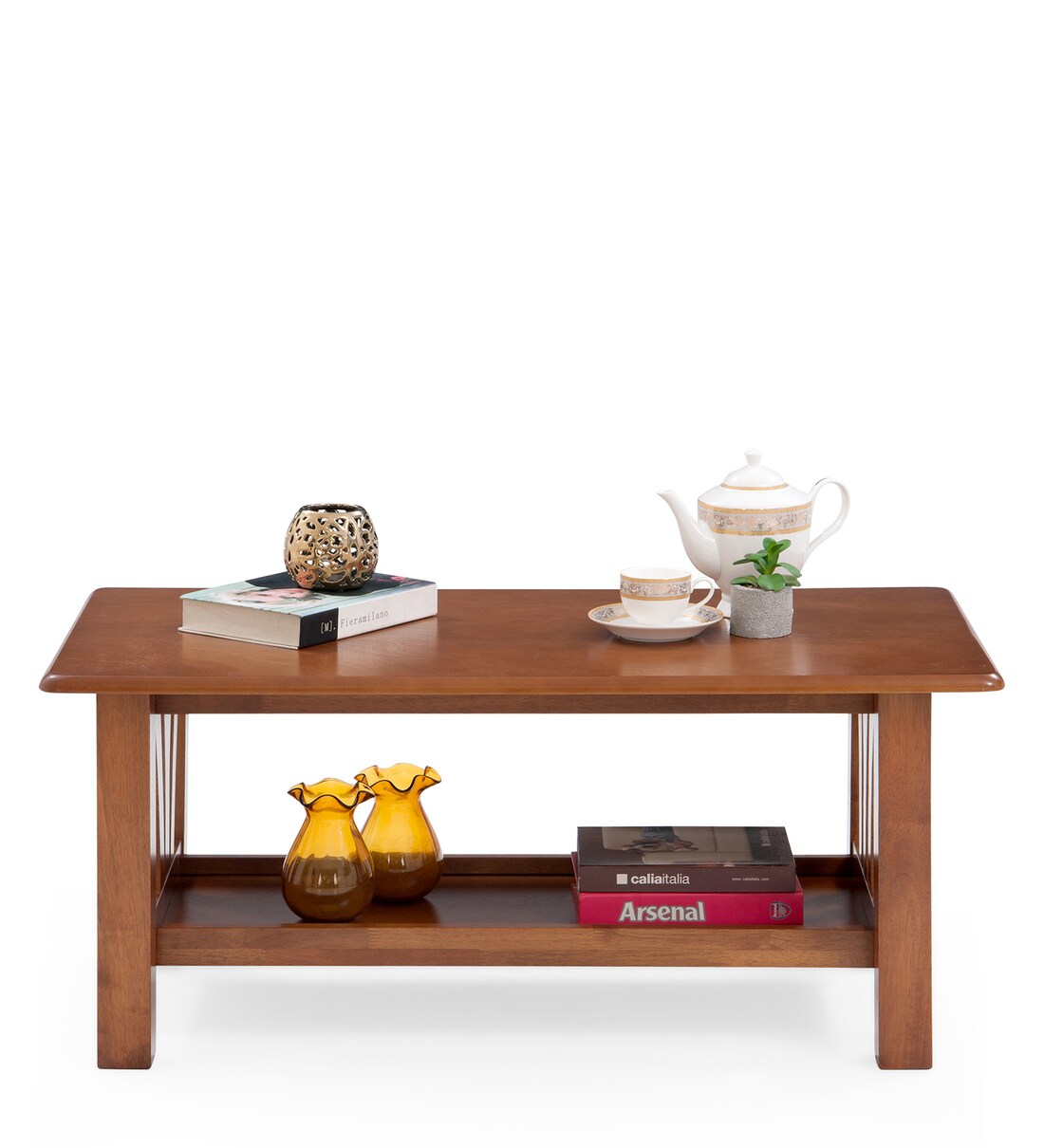 Buy Opal Coffee Table in Oak Finish by Max Furn Online - Modern ...