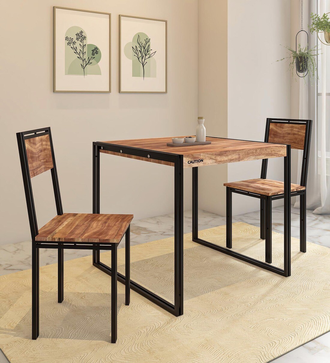 Buy Coleman Solid Wood 2 Seater Dining Set at 12% OFF by Bohemiana from ...