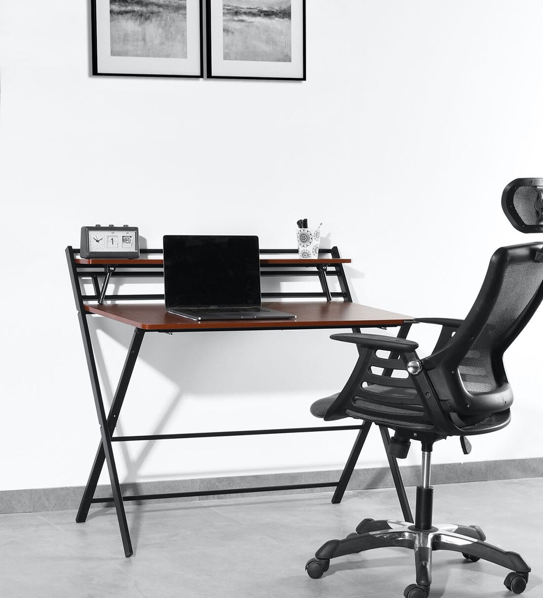 Buy Comfort Foldable Study Table in Teak Colour at 50% OFF by Nilkamal ...