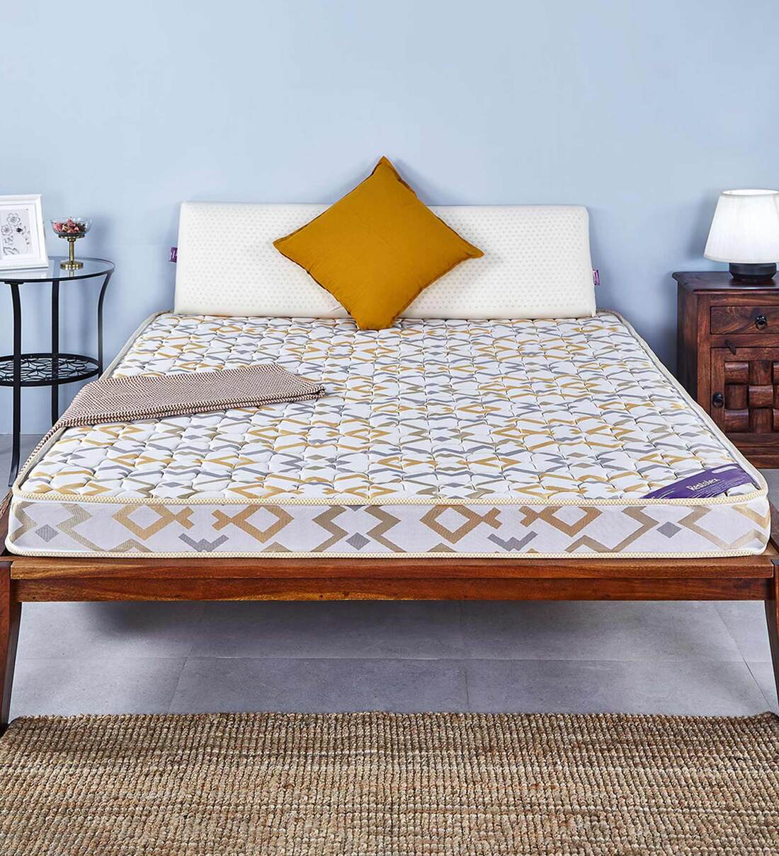 Buy Comfort Quilt 4 Inch Coir Infused with latex Mattress In Queen Size ...