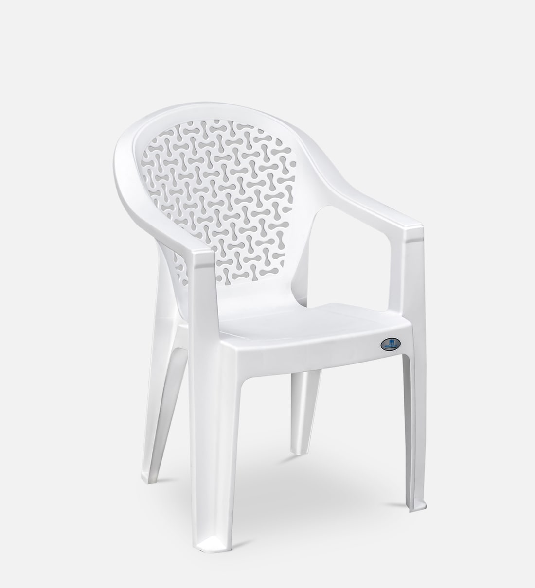 Buy Comfy Plastic Chair in Milky White Finish, Set of 2 at 10% OFF by ...