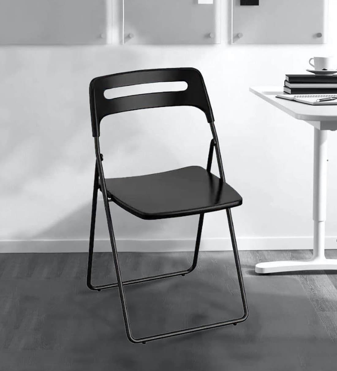 Buy Compact Foldable Chair in Black Colour at 15% OFF by FuturDecor ...