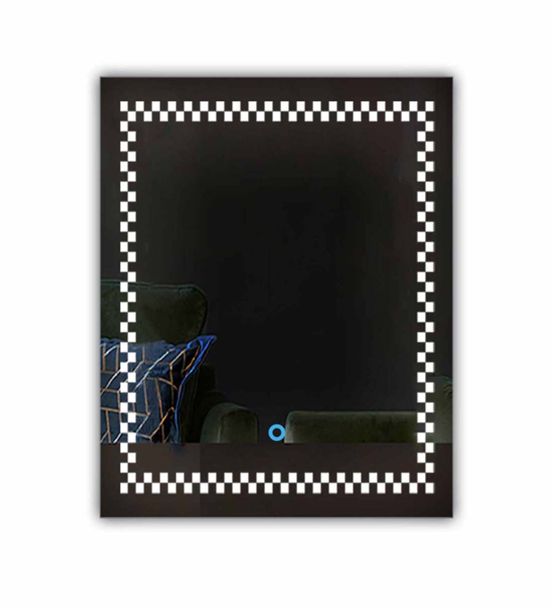 Buy Connect Cube Zigzag Natural White Light LED Wall Mirror Online ...