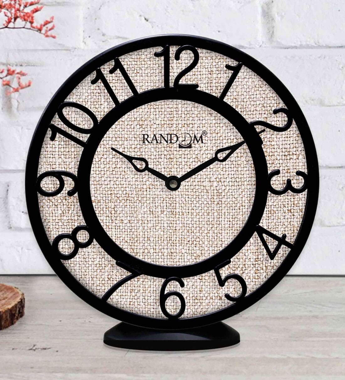 Buy Contemporary 8 Inches Plastic Wall Clock By Random Online - Modern ...