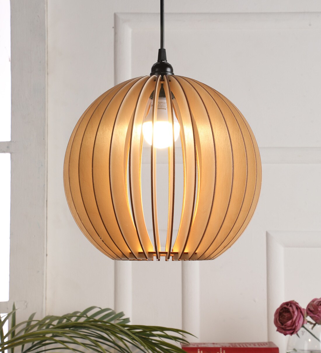 Buy Brown Wood Single Hanging Lights by Woodlab at 7% OFF by WoodLAB ...