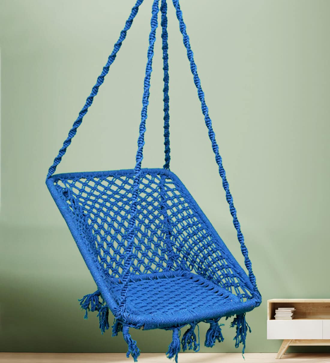 Buy Fabric Swing in Blue Colour Online - Swings - Swings - Furniture ...