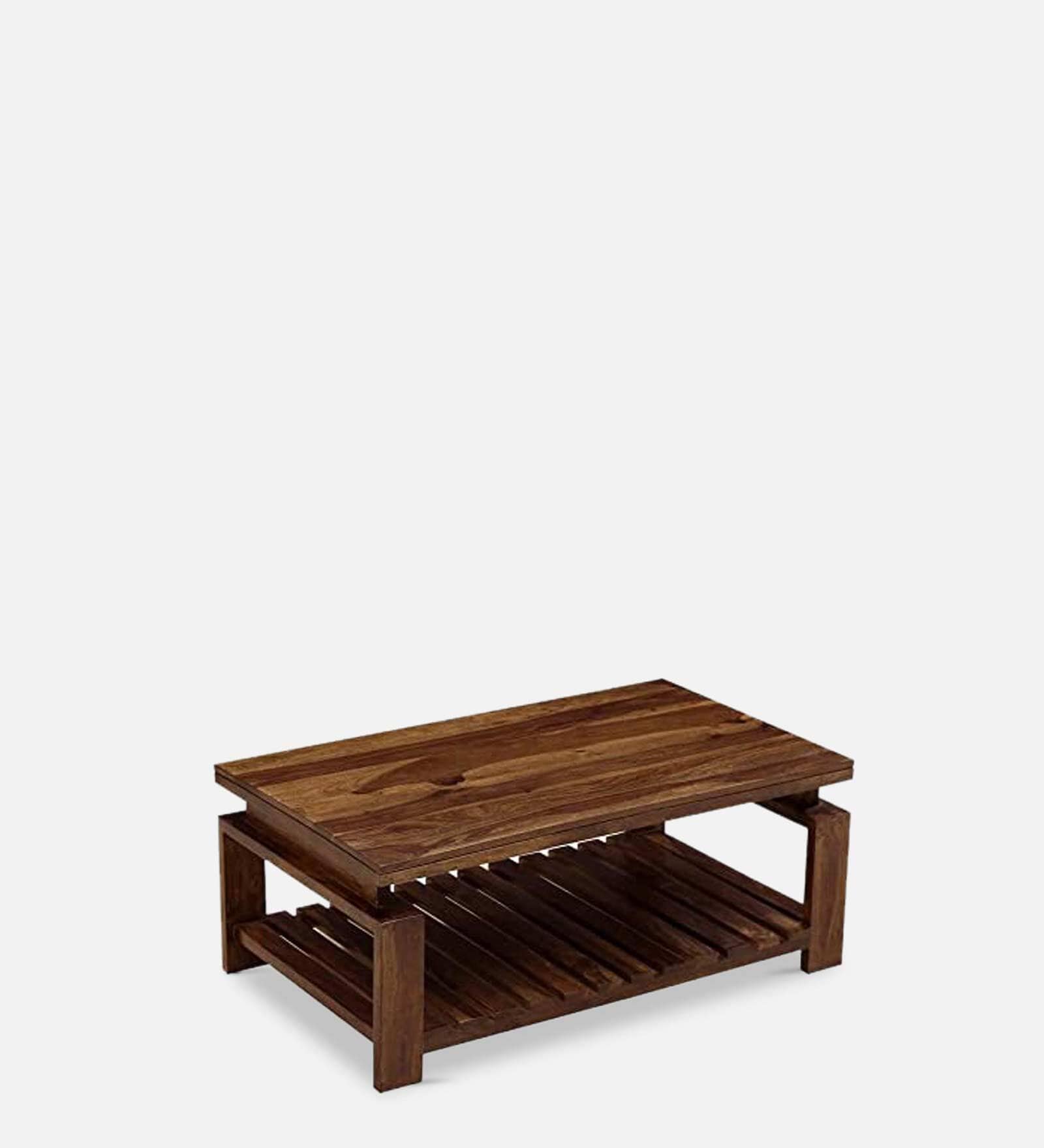 Buy Coffee Table in Brown Colour by Craftatoz Online - Contemporary ...