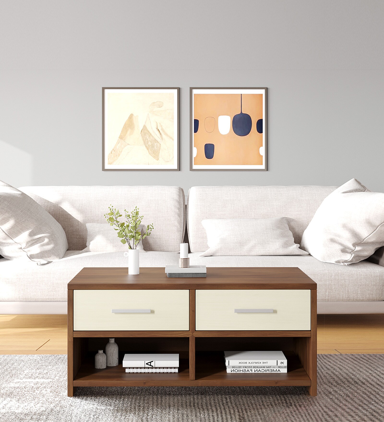 Buy Coffer Wood Top Coffee Table In Dual Finish at 66% OFF by DCanape ...