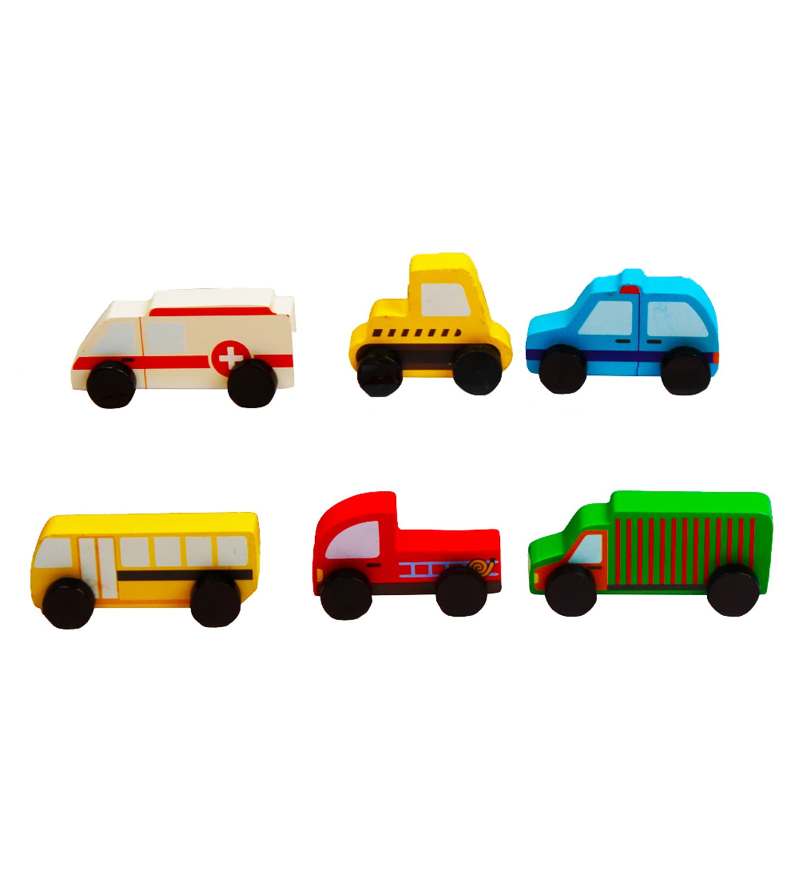 Buy Community Vehicles- Set Of 6 By Little Jamun Online - Testing ...