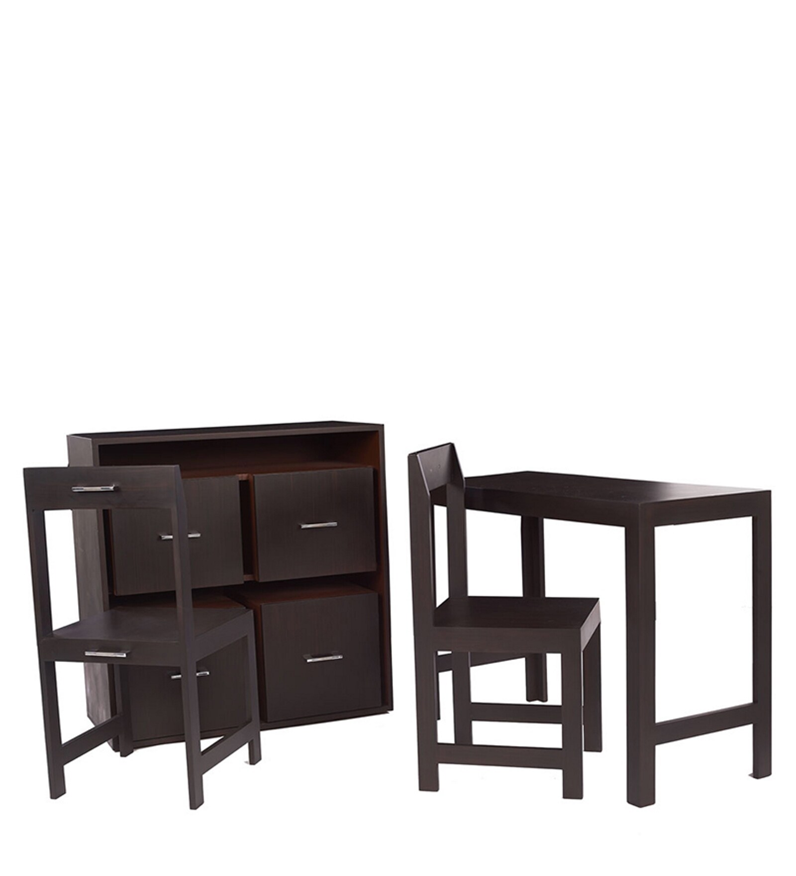 Buy Compact Utility Table in Walnut Colour by ARRA Online - Eclectic ...