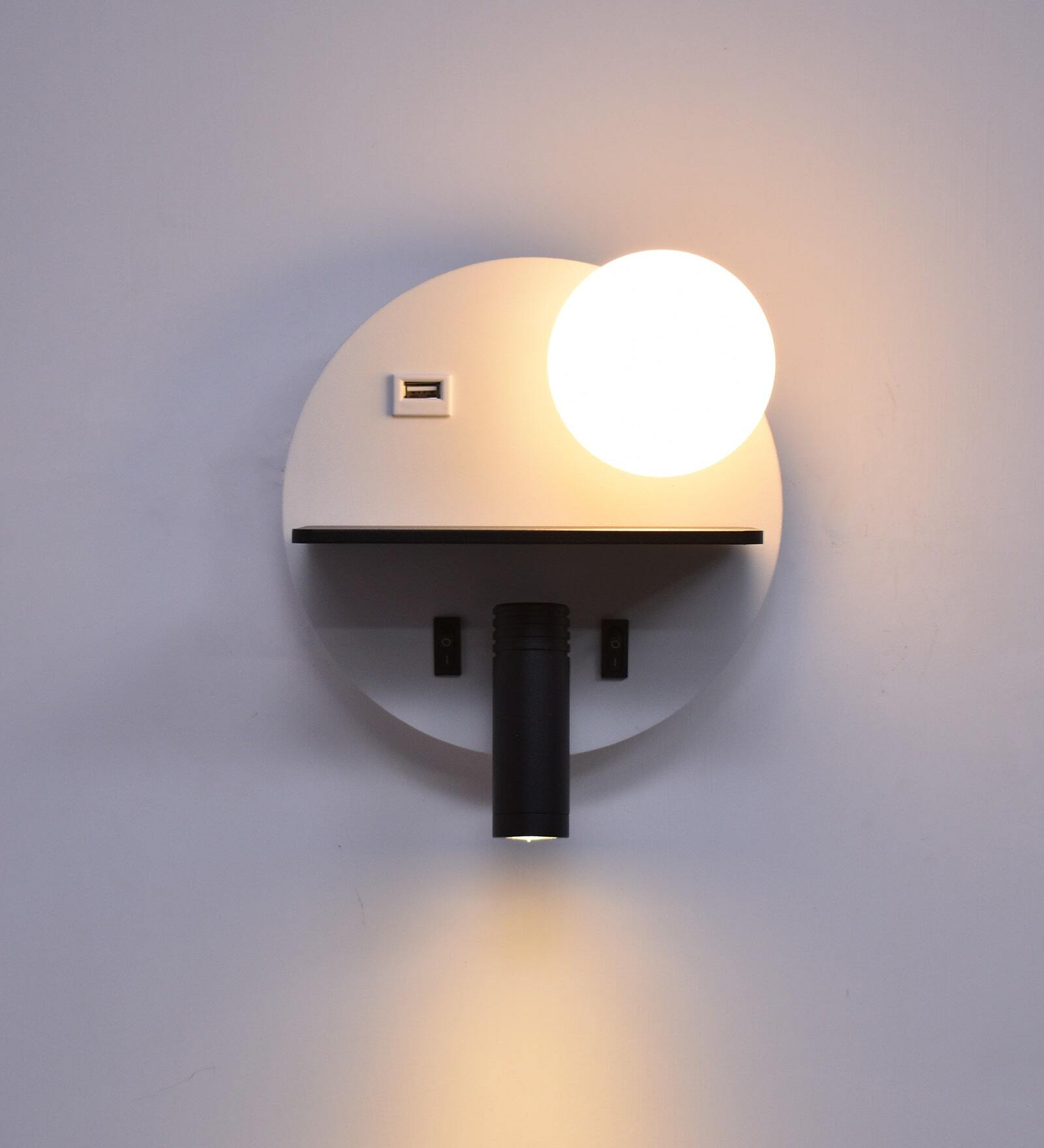 Buy Compact Wooden LED Novelty Wall Light (Brown) at 38% OFF by ...
