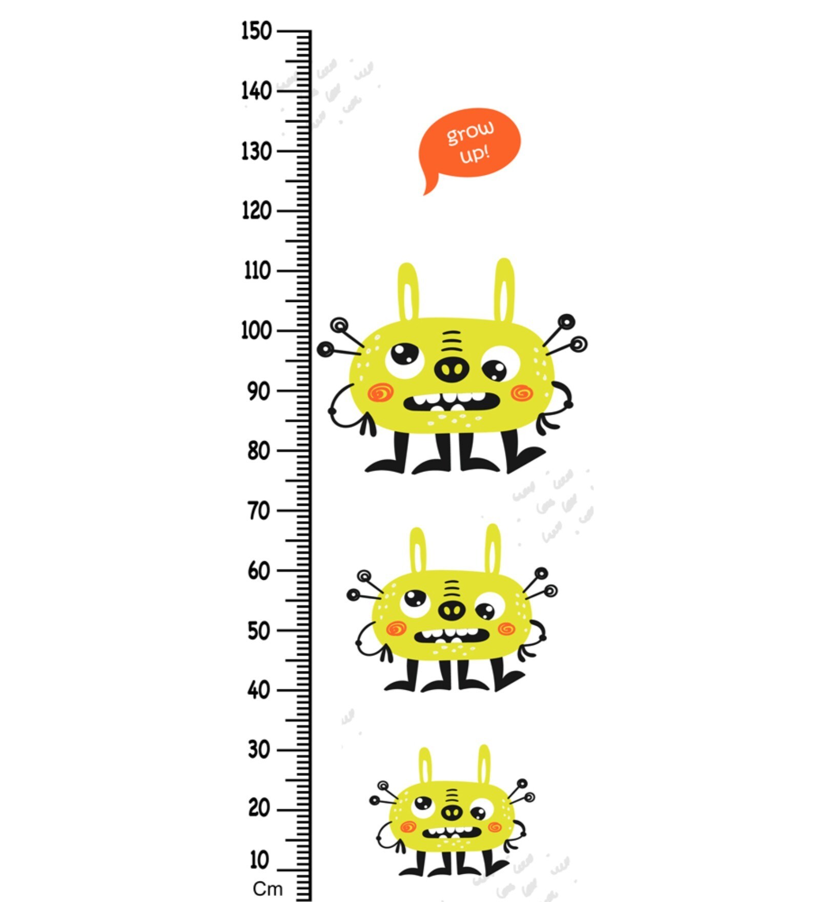 Buy Confused Monster in Multicolour Height Chart at 15% OFF by Wens ...
