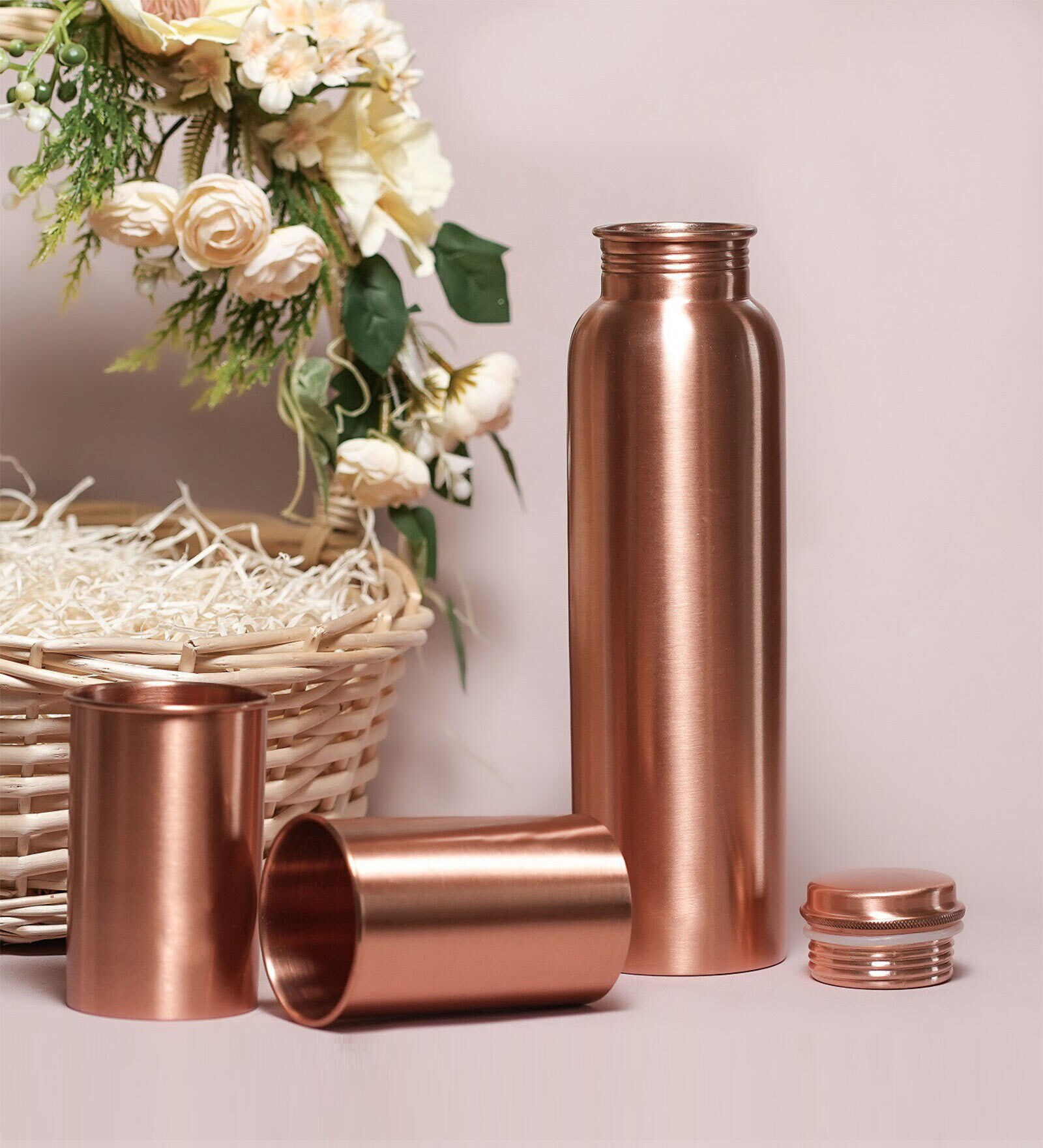 Buy Copper 1 Ltr Brown Copper (Set of 3) Bottle at 30% OFF by Fanusta ...