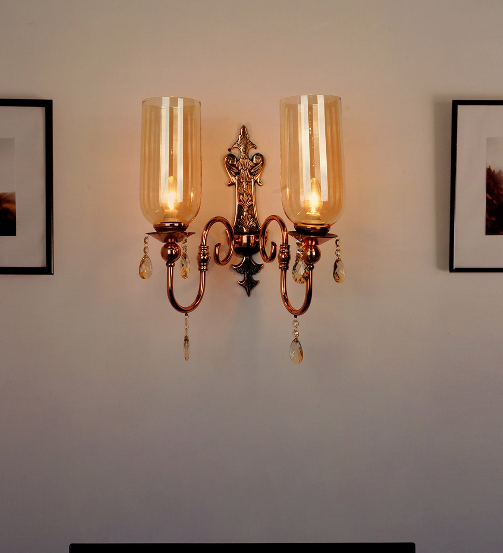 Buy Copper Mild Steel and Aluminium Wall Light By Fos Lighting at 5% ...