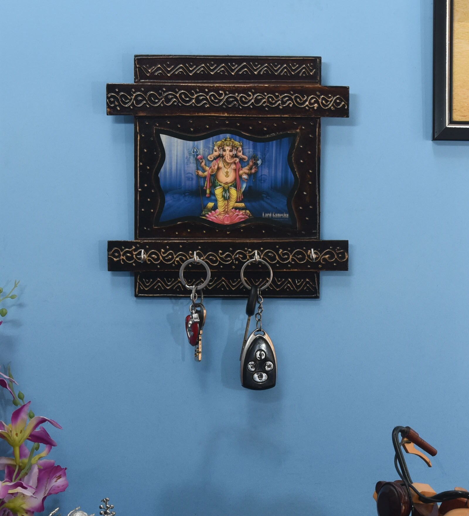Buy Copper Wood Unique Key Holder by ShriNath at 12% OFF by ShriNath ...