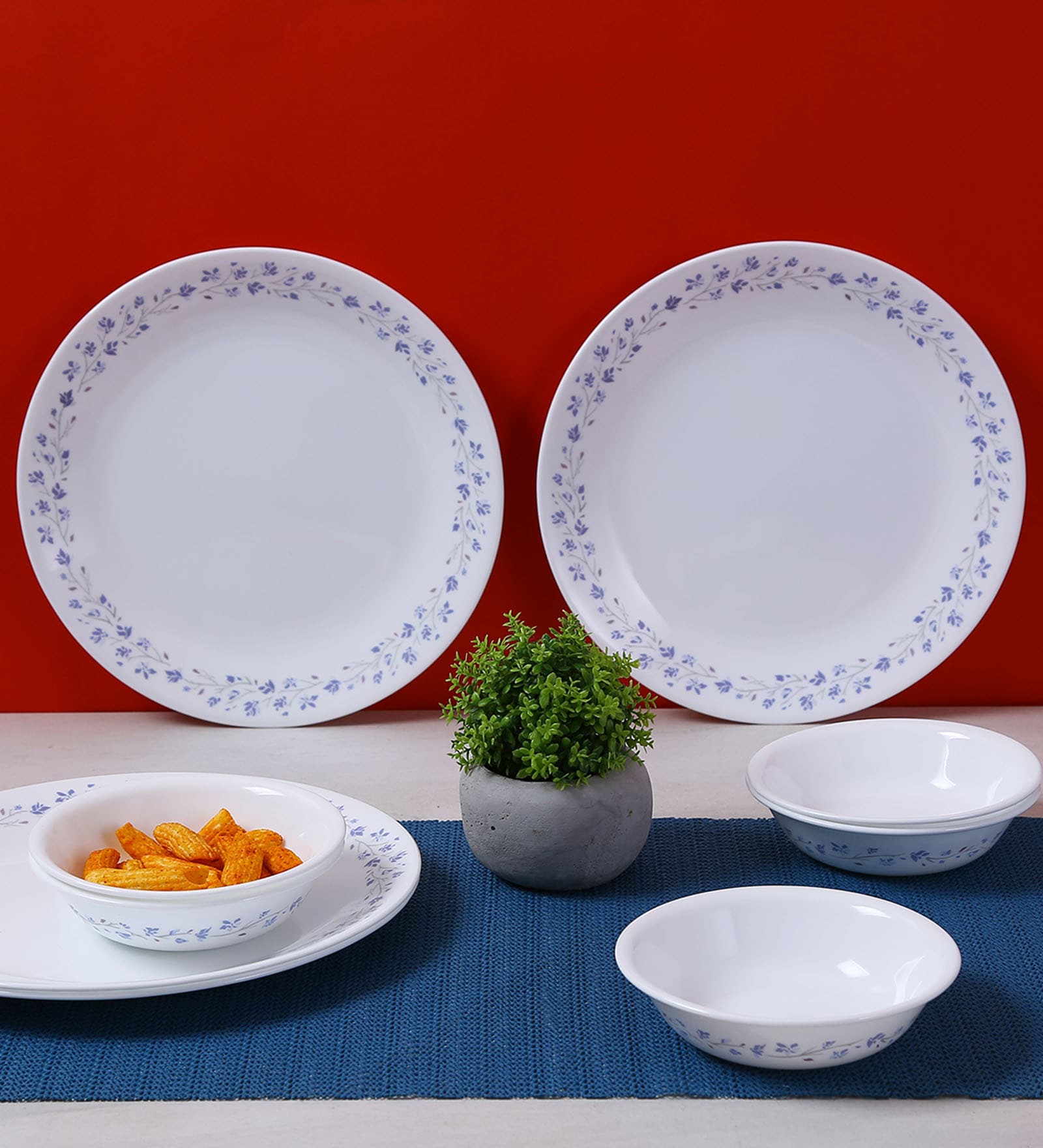 Buy Livingware Lilac Blush Opal ware Dinner Set- Set of 12 Pcs by ...