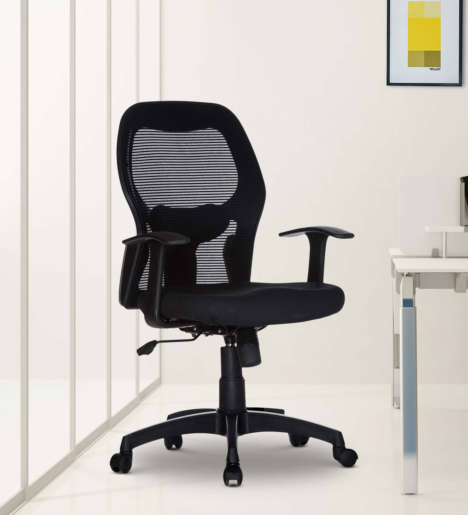 Buy Cosmos Breathable Mesh Ergonomic Chair in Black Colour at 11% OFF ...