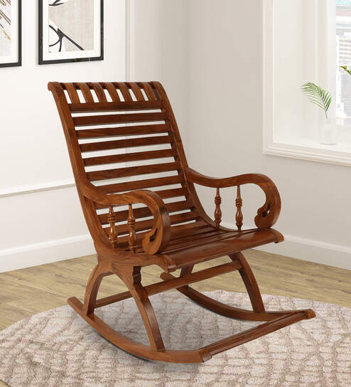 Buy Sheesham wood Rocking Chairs Online at Best Price in India | Up to ...