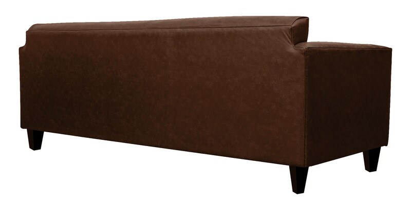 Buy Convi Leatherette 3 Seater Sofa in Lama Brown Colour by Shakura ...