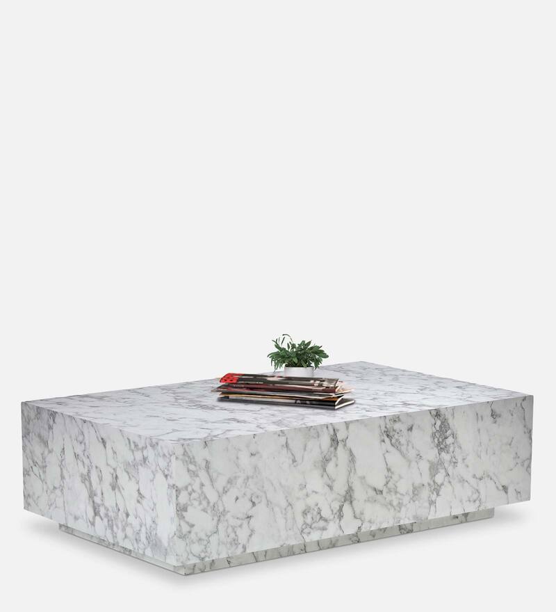 Buy Genoa Coffee Table in White By Bhati Impex Online - Eclectic Coffee ...