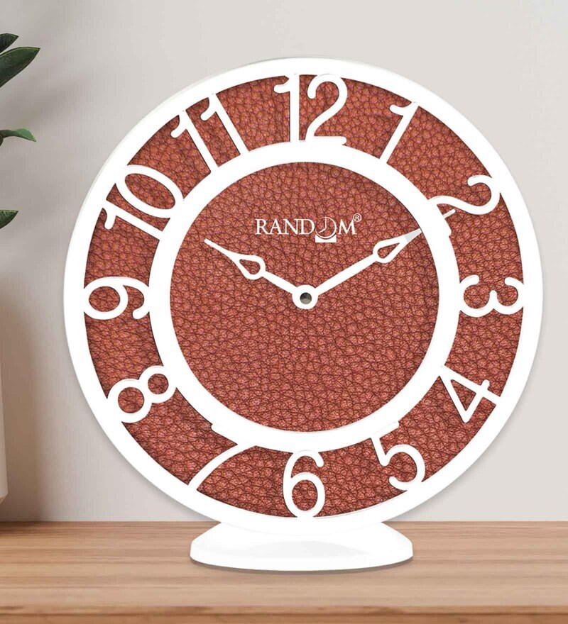 Buy Contemporary 8 Inches Plastic Wall Clock By Random Online - Modern ...
