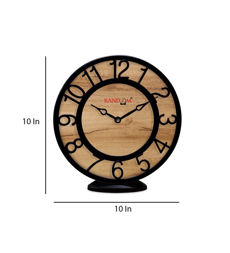 Buy Contemporary 8 Inches Plastic Wall Clock By Random Online - Modern ...