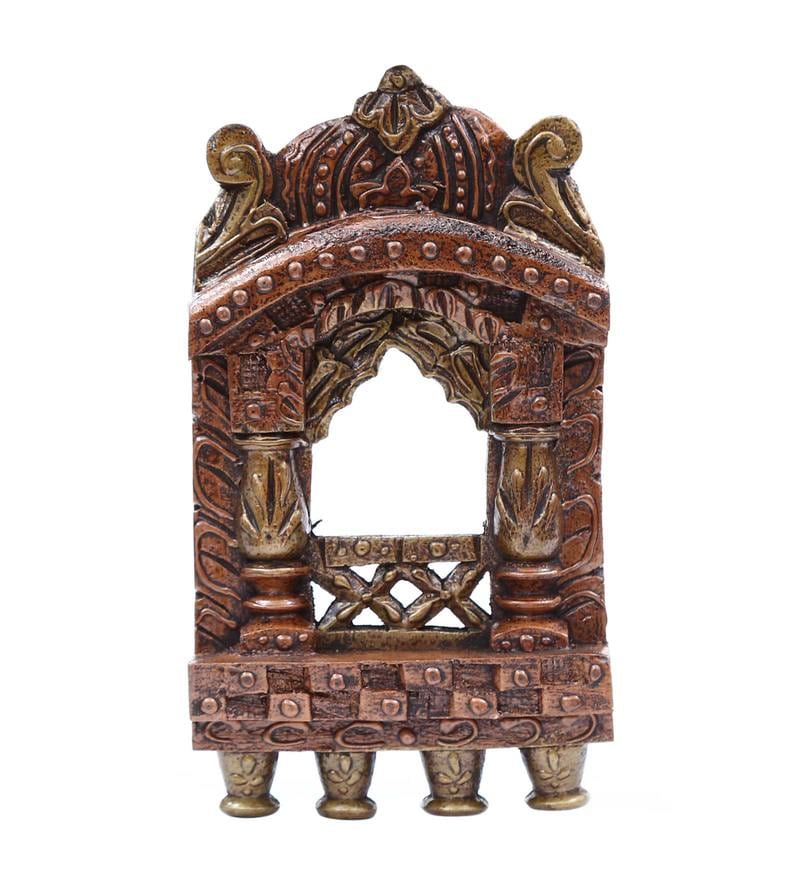 Buy Solid Wood Jharokha in Copper Colour by Craft Tree. Online ...