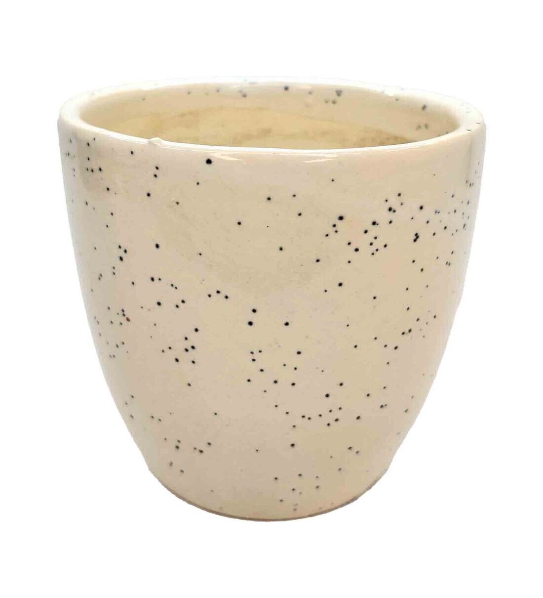 Buy Cream Ceramic Floor Planter By Gold Dust Online - Floor Planters ...