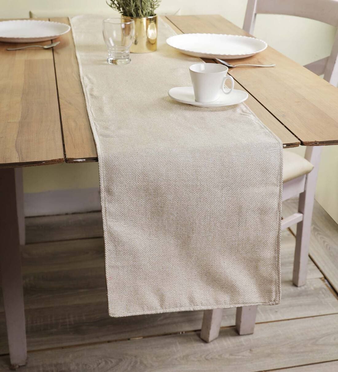 Buy Premium (36x12) Cream Jute Table Runner at 60% OFF by The ...