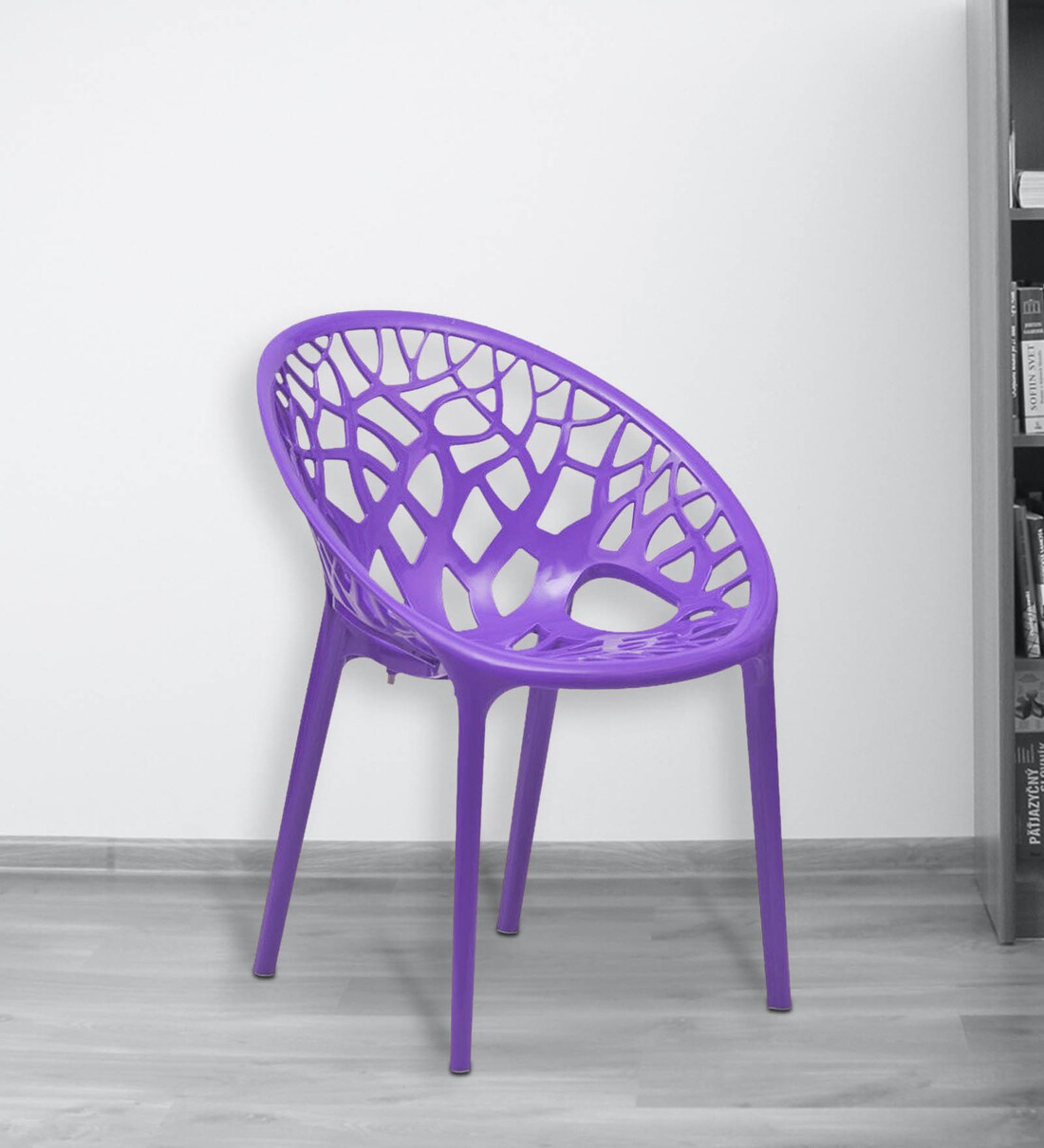 Buy Crystal Plastic Chair in Violet Colour at 15% OFF by Nilkamal ...